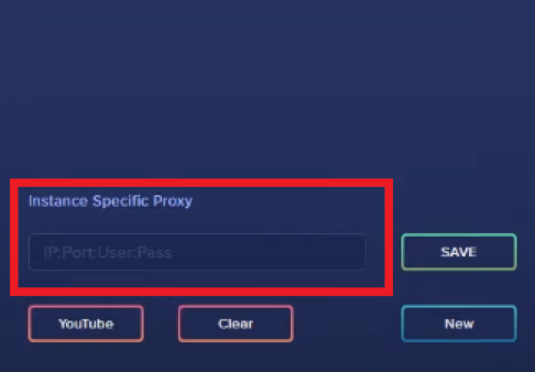 Step-by-step proxy setting tutorial in Dashe Sneaker Bot