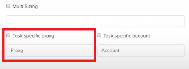 Step-by-step proxy setting tutorial in Ghost AIO Sneaker Bot
