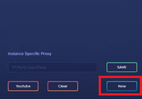 Step-by-step proxy setting tutorial in Dashe Sneaker Bot