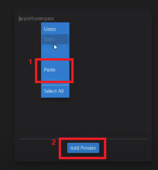 Step-by-step proxy setting tutorial in Balko Sneaker Bot Step-by-step proxy setting tutorial in Balko Sneaker Bot
